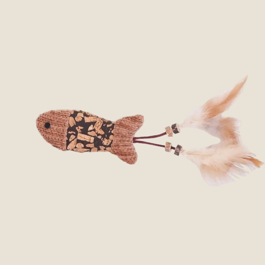 Cheerhunting - Feather Plush Fish Toy – Polkadog