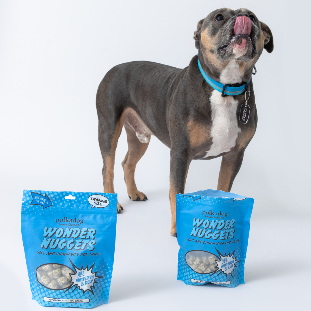 Wonder Nuggets – Whitefish & Kelp Dog Treats – Polkadog
